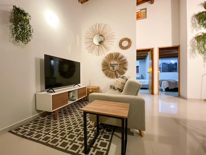 Boho-style Apt.best Location! Fast Speed Wif 100mb - Medellín, Colombia