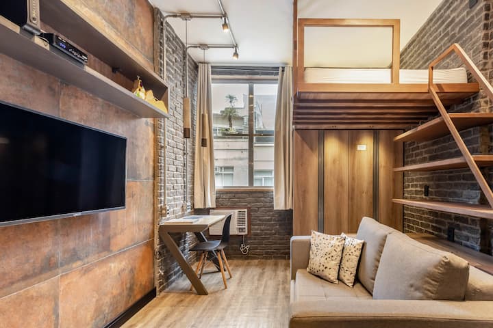 Loft Com Vista Parcial Para O Mar Em Copacabana - Brazil