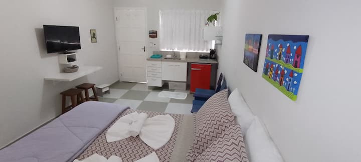 Suíte Caçula, (Externa/privativa) Praia Itaquaçu - Ilhabela