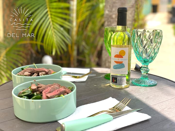 Cozy Modern Casita W A/c & Pool, 3 Min Beach Walk - Dorado