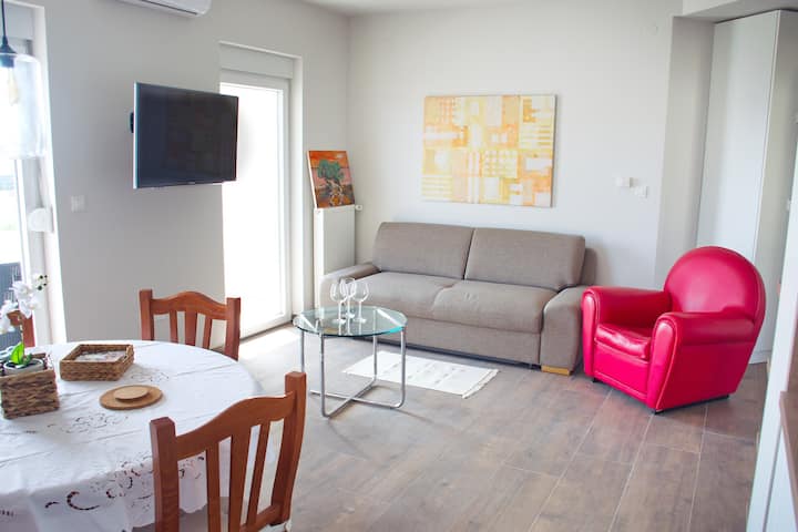 Lld Retro Apartment For 3 Persons - Novalja