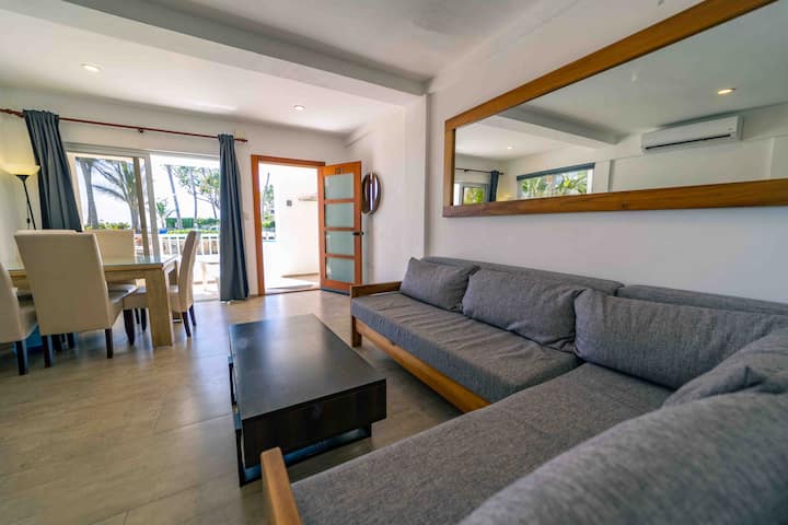 Kite Beach Oceanfront. 1st Row. 2 Bedrooms +Patio - Cabarete