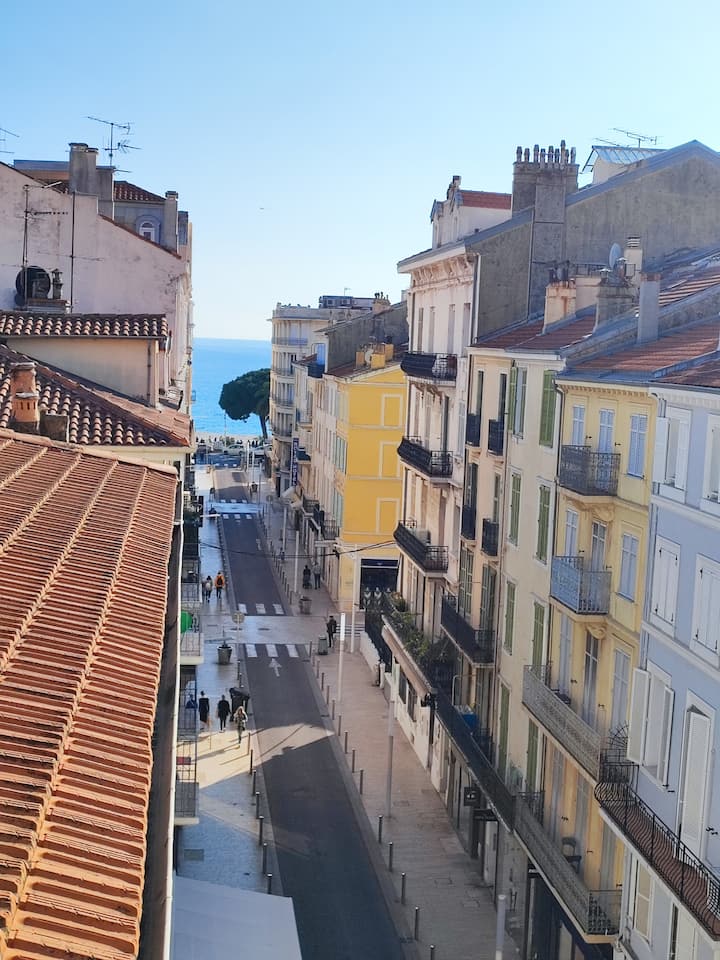 Vue Mer – 50 M Plage & Croisette – Cannes Centre - Cannes