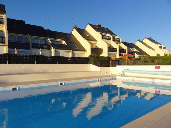 Les Gwénans Guidel Plages Appart, Piscine, Vue Mer - Guidel