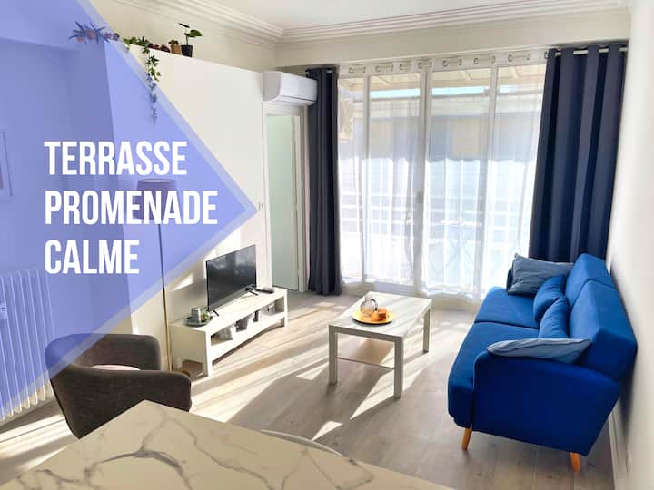 ☀️ T2 Promenade ★ 50m De La Mer ★ - Nice