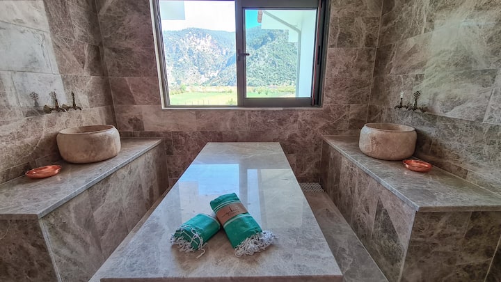 4 Br Luxury Villa With Private Pool & Turkish Bath - Dalyan, Ortaca-Muğla