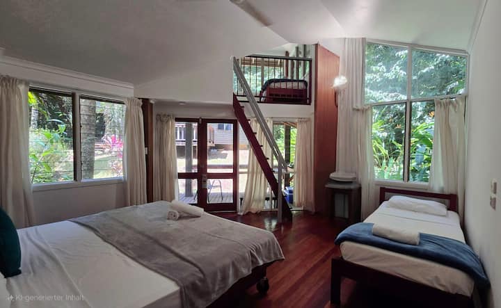 Garden Loft Plus+ At Ferntree Rainforest Lodge - Cape Tribulation