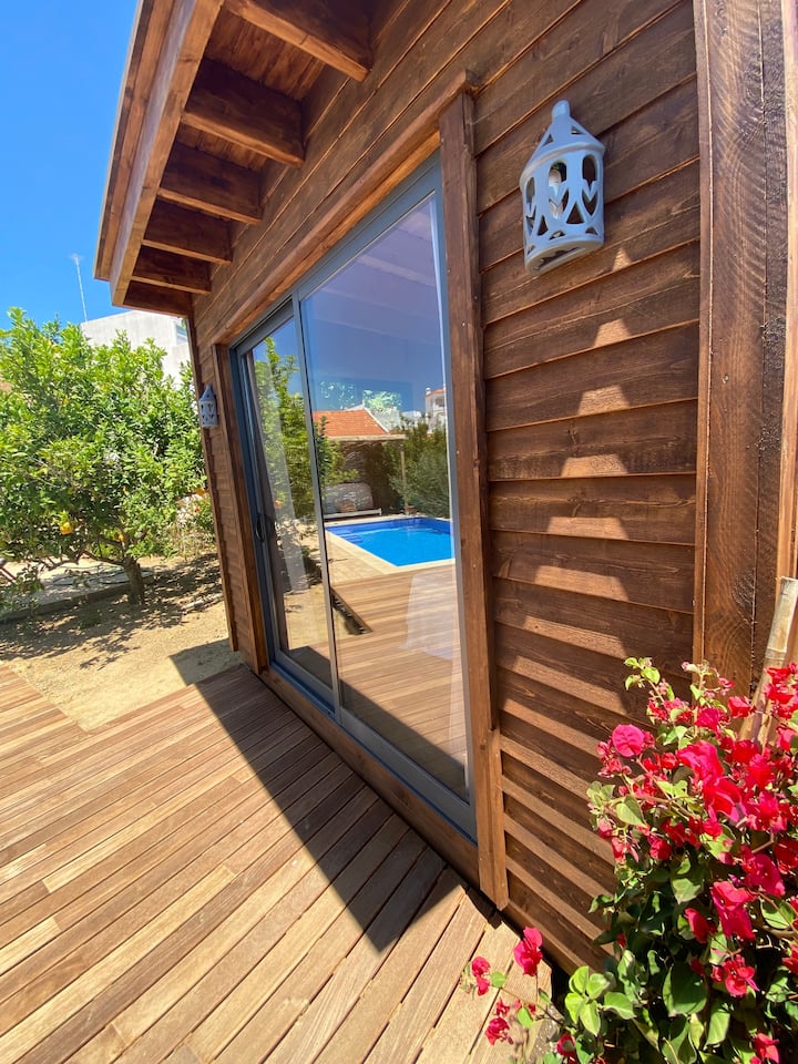 Charmante Cabane En Bois    Avec Accès Piscine - Praia da Rocha
