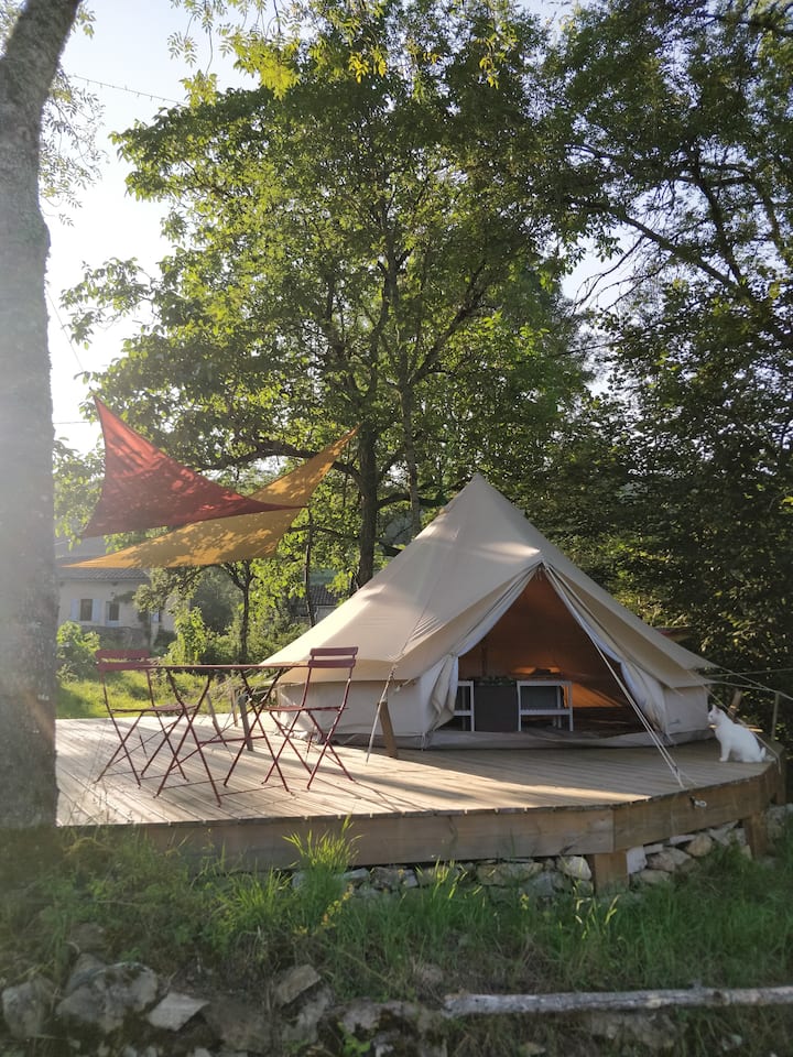 Luna, Tente Inuit Cosy, Calme Avec Vue Et Piscine - Saint-Antonin-Noble-Val