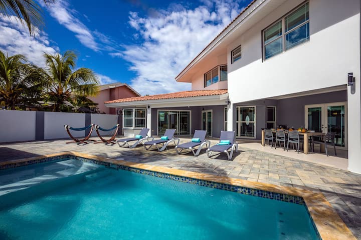 4br 4ba Villa W/ Private Pool @ Eagle/palm Beach - Aruba