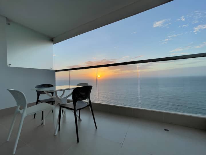 Lujoso Apto Vista Al Mar Piso 34 - Palmetto Beach - Bolívar