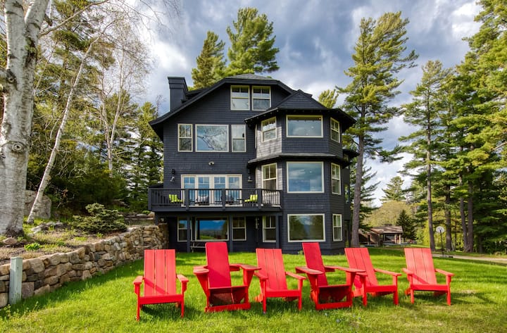 Luxury Lodge - Walk To Mirror Lake & Village - Mountain Views - Dog Friendly - Lake Placid, NY