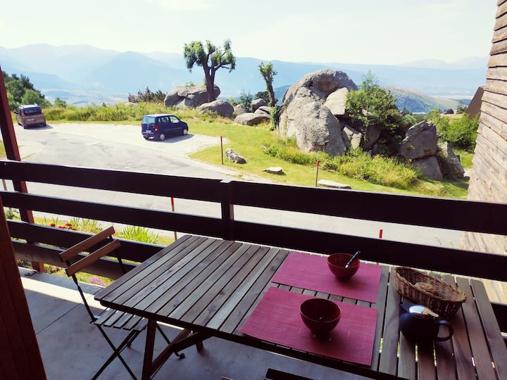 Appartement Confort Lumineux,  Terrasse Avec Vue - Font-Romeu-Odeillo-Via