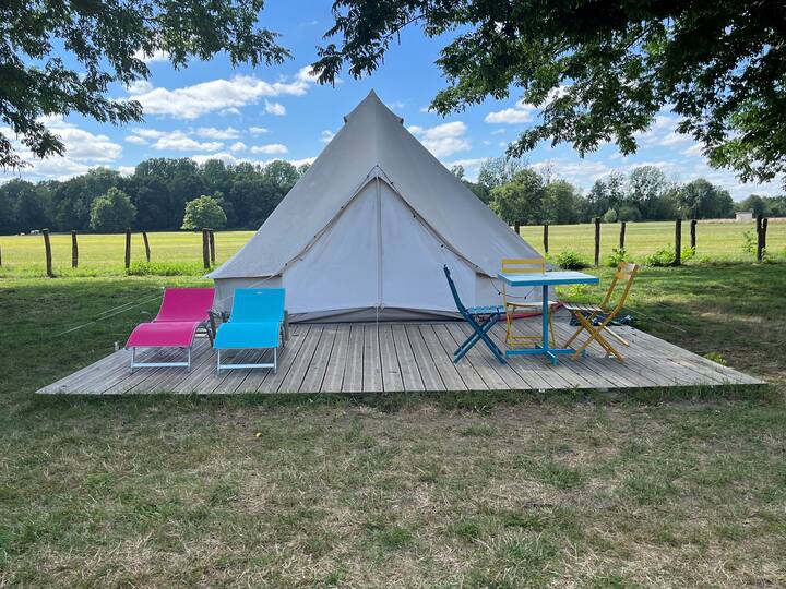 Tente Tipi : La Plage Autet - Haute-Saône