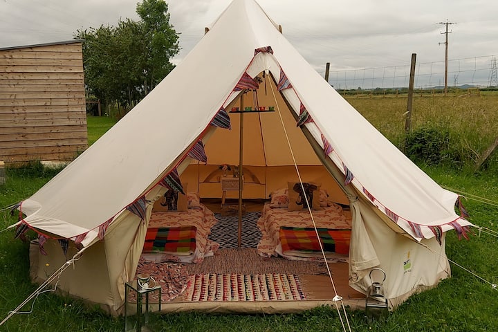 Luxury Bell Tent In Peaceful, Relaxing Rural Area - Bridgwater