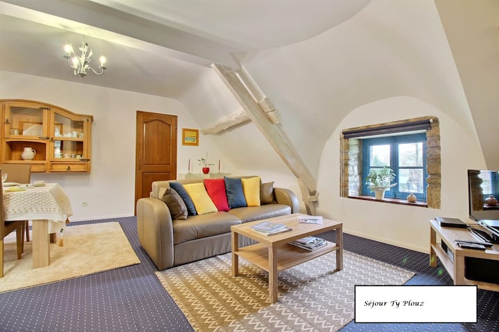 Chaumière Vannes Golfe Morbihan.ty Plouz Piscine - Morbihan