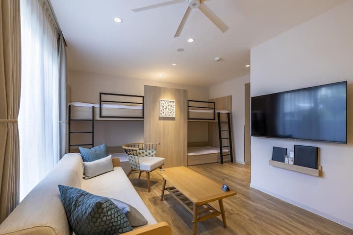 【Max 5ppl】3min To Kokusaistreet Room Size 34㎡ - Naha