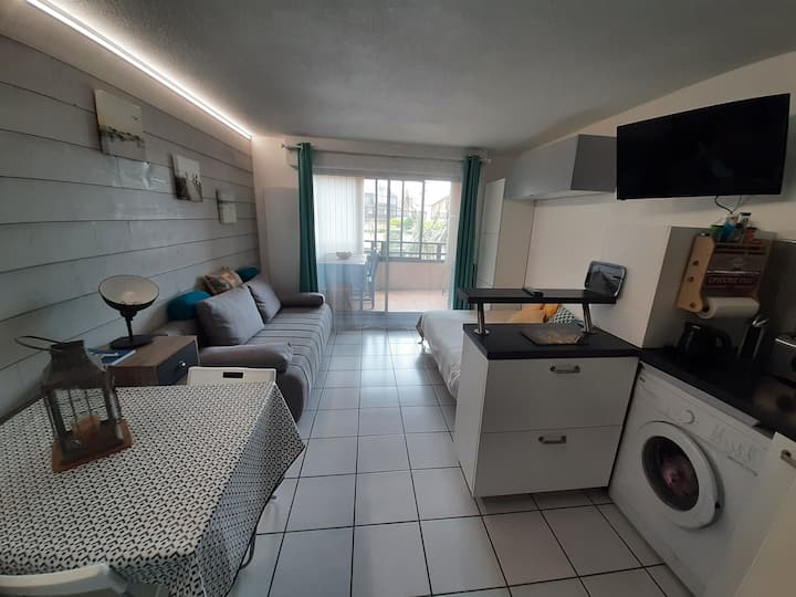 Joli Studio Avec Piscine, Tennis, Et Plage 400m - Capbreton