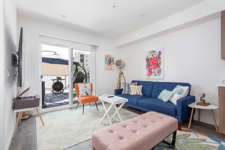 New Cozy 1b+1b W/ Parking & Gym In K-town - Beverly Hills, CA