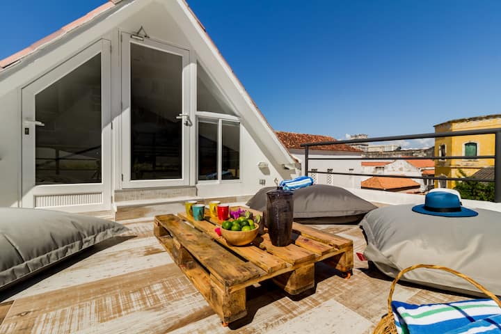 Nenka's Loft - Fantastic Rooftop - Historic Center - Cartagena
