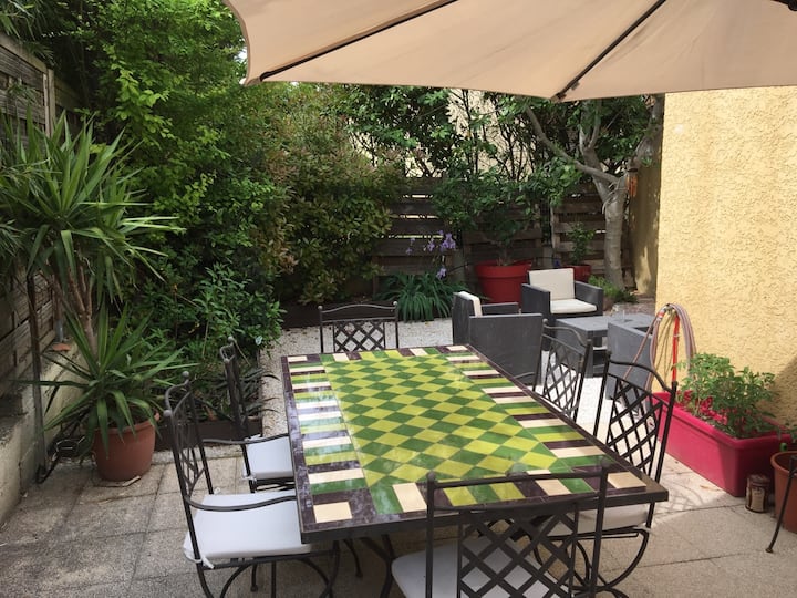 Villa Prado, Maison Lumineuse 
Au Jardin Verdoyant - Montpellier