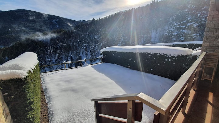 Apartamento Con Jardín Privado Y Vistas Al Cadí. - Masella