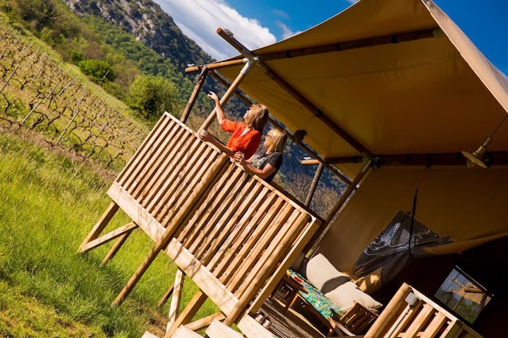 Lodge Safari Sur Pilotis En Sud Ardèche - Vallon-Pont-d'Arc