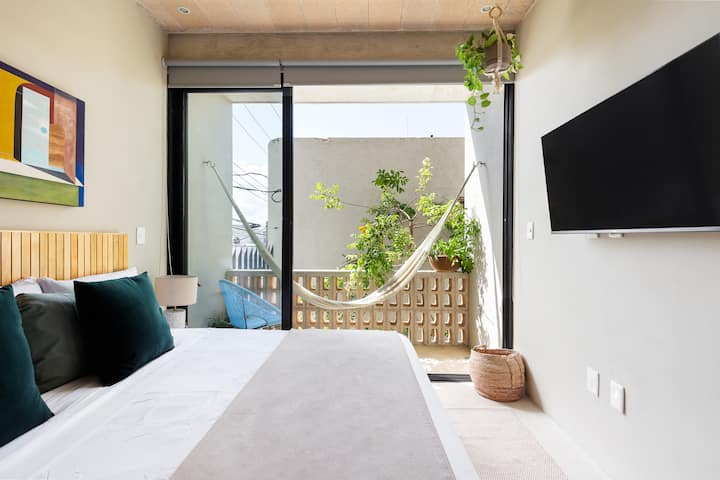 Ideal Loft#3 Close By Pto Juarez W/pool In Rooftop - Cancún