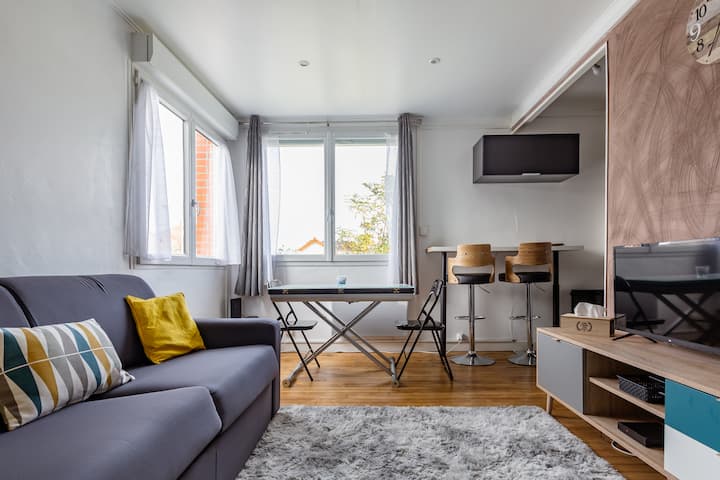 Studio Confort Avec Fibre Proche Paris Rer C - Brétigny-sur-Orge