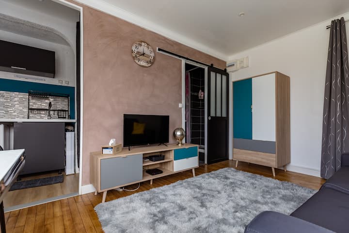 Studio Confort Avec Fibre Proche Paris Rer C - Brétigny-sur-Orge