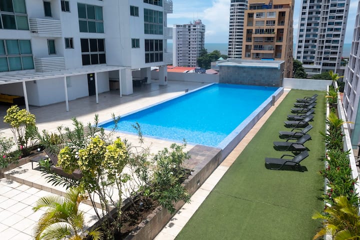 Stylish Seaview Condo W/ Pool & Gym In Sf, Panama - Panama