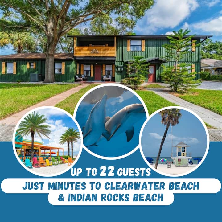 Up To 22 Guests - Just Min To Clearwater Beach & Indian Rocks Beach - Largo, FL
