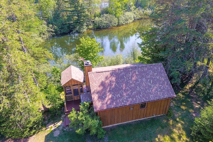 La Chouette - Chaleureux Chalet Au Bord De L'eau - Laurentides
