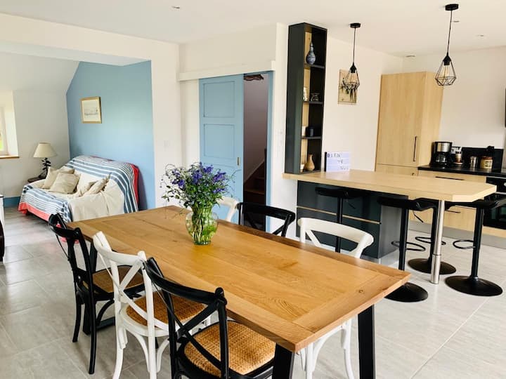 Maison à La Campagne Avec Cheminée - Combourg