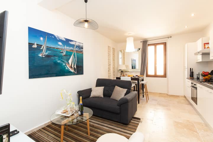 Large 2bdr With Ac Near Beach In The Old Town - Antibes