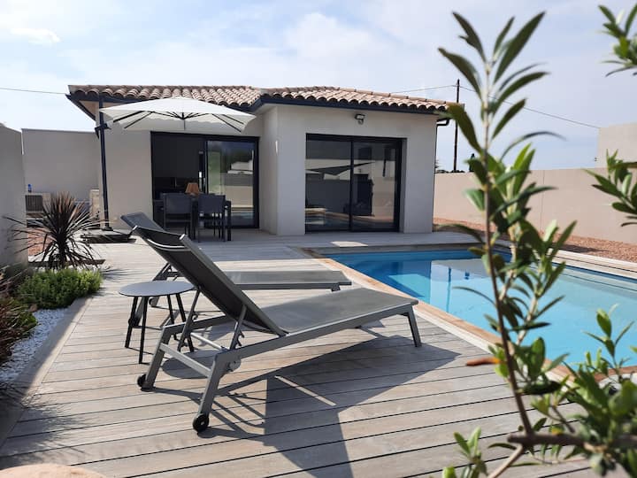 Villa Paradisu Avec Piscine Pour 4 Personnes - Lecci