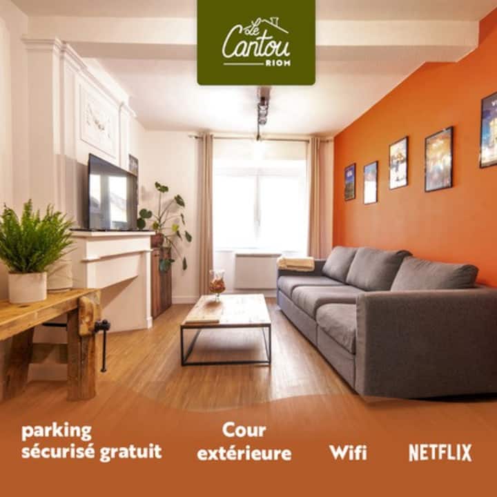 Le Cantou - Appart Atypique - Parking & Extérieur - Châtel-Guyon