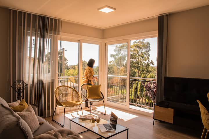 Bonito Apartamento En El Centro Del Valle Viñor - Bayona, España