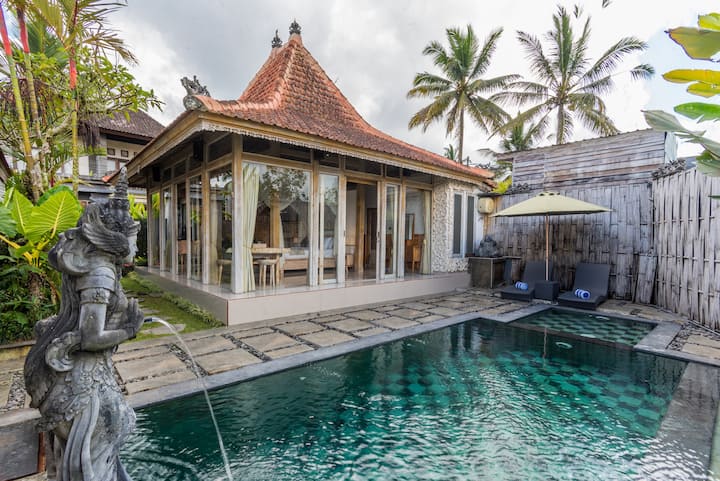 Private Pool Villa With Paddy View At Ubud #1 - Bali