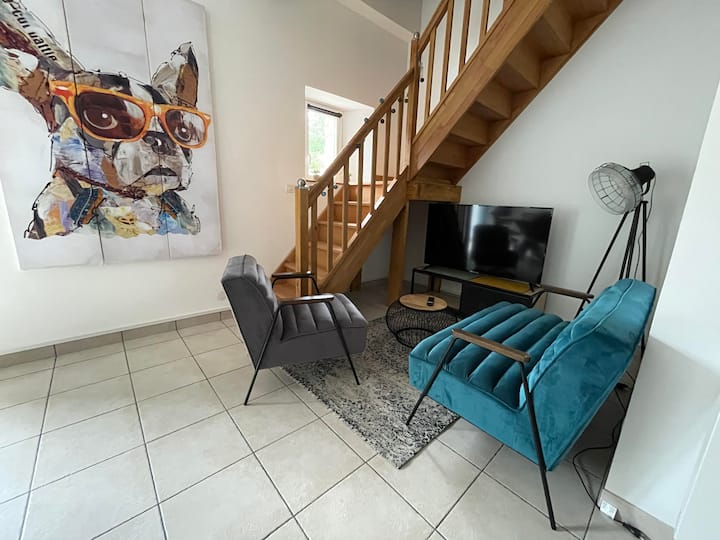 🏖Art Deco 🎨Moins De 10min De La Mer, Jardin Clos.🏌️‍♂️ - Saint-Valery-en-Caux