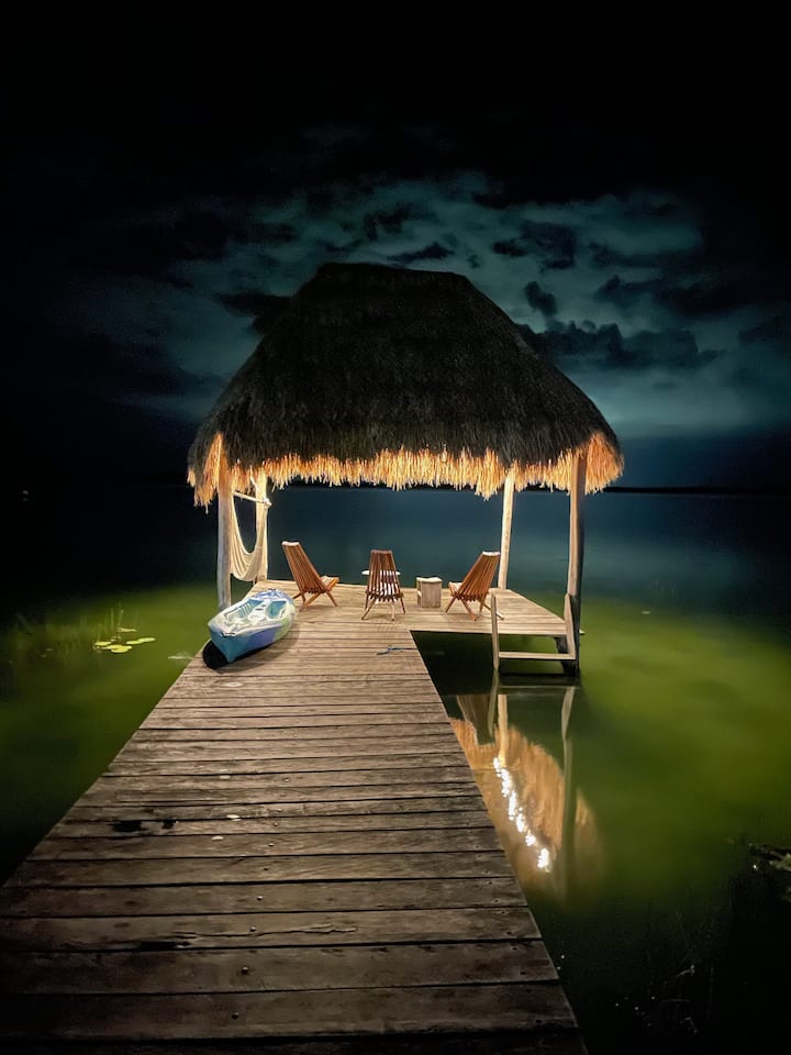 Nieves'. Lindo Espacio Con Mini Alberca Y Kayaks. - Bacalar