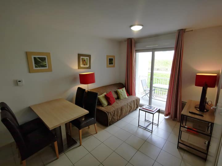 T2 Pmr Balcon Dans Résidence Avec Piscine B17 - Salies-de-Béarn