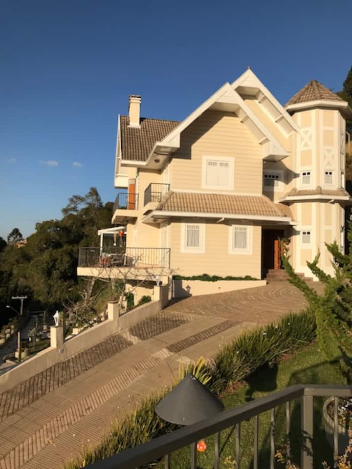 Casa Linda+casa Anexa Vista Maravilhosa P/ano Novo - Campos do Jordão