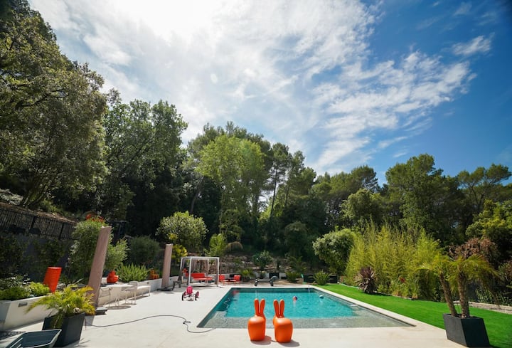 Duplex Deluxe Ds Villa D’artiste, Piscine, Parking - Mougins