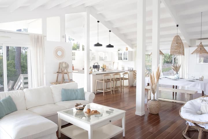 Villa Sunset, 3 Ch, Piscine, Entre Bassin Et Océan - Cap Ferret