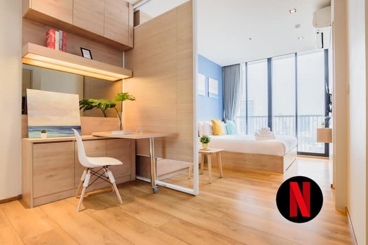 City Center 1br W/rooftop Pool+running Park/7m-bts - Bangkok