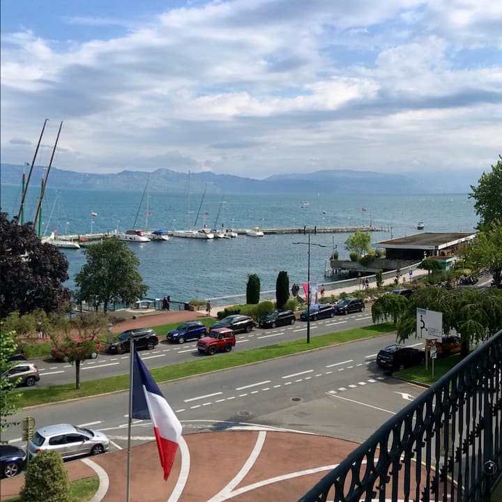 Studio Vue Lac Au Coeur D'evian - Évian-les-Bains