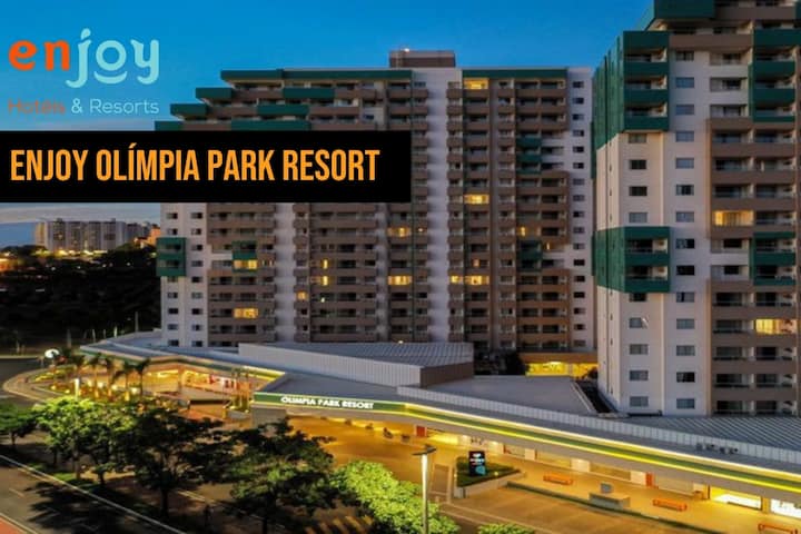 Apartamento Suíte Luxo - Enjoy Olímpia Park Resort - Olimpia