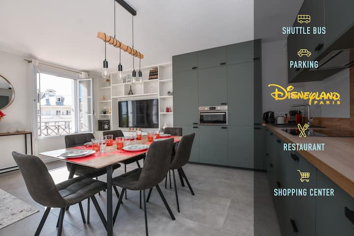 Superb Apartment For 6 People, Disneyland - Serris