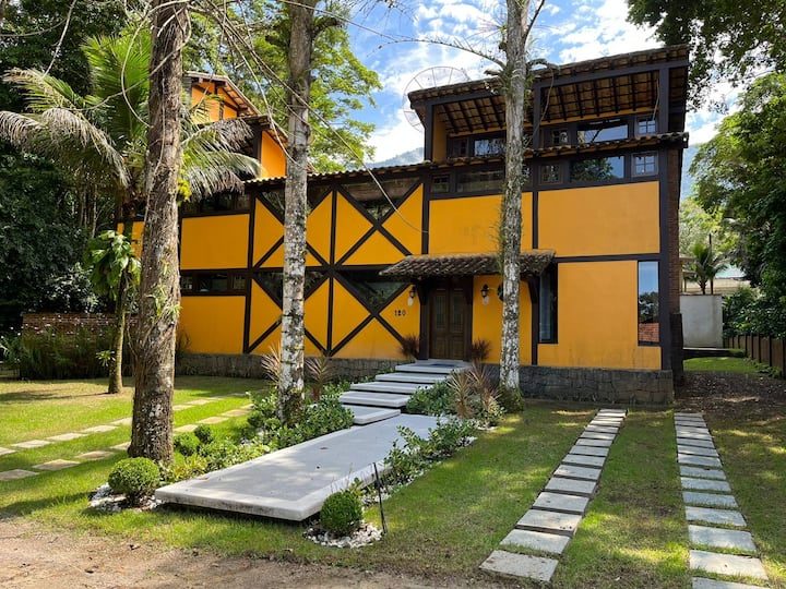Casa Cercada Pela Natureza Em Cond. Fechado - Caraguatatuba